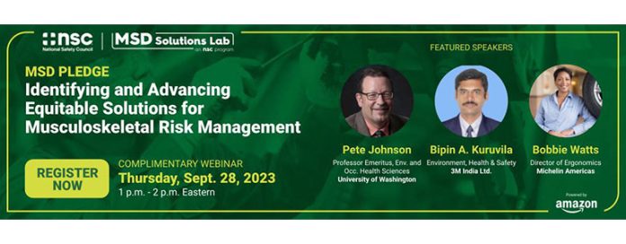 Free webinar: Engaging workers to address MSD risk factors