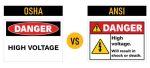 Safety sign standards: OSHA vs. ANSI | 2022-09-25
