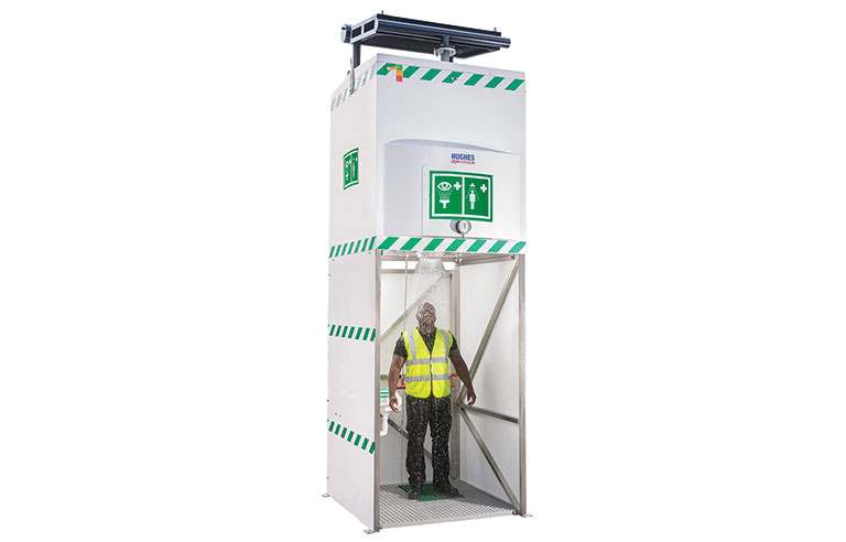 Emergency safety showers