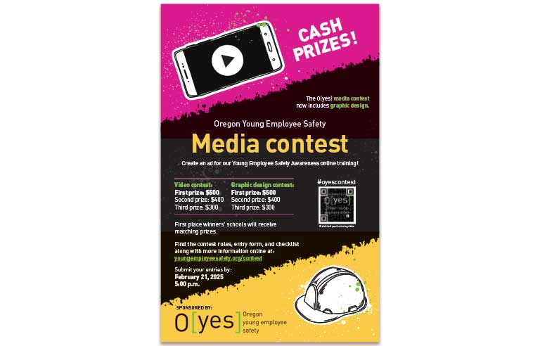 Oregon safety group’s media contest for high schoolers is back