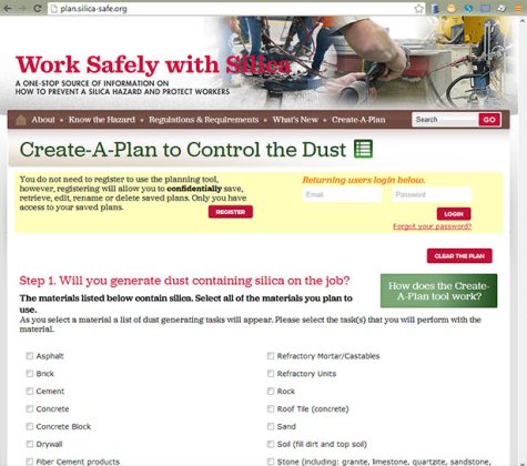 CPWR website offers ‘Create-a-Plan’ for reducing silica exposure | 2013 ...