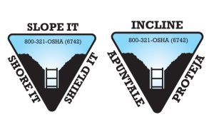 ‘Slope it, shore it, shield it’: OSHA offers free stickers on trenching ...