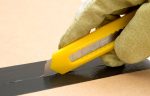 Work safely with sharp tools