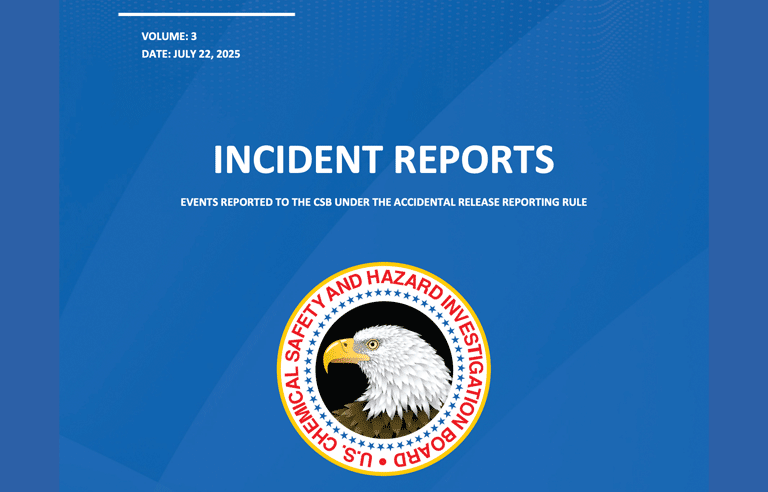 Chemical Safety Board releases third volume of expanded chemical ...