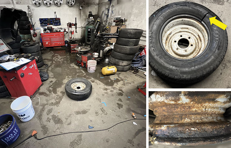 Technician killed when tire explodes