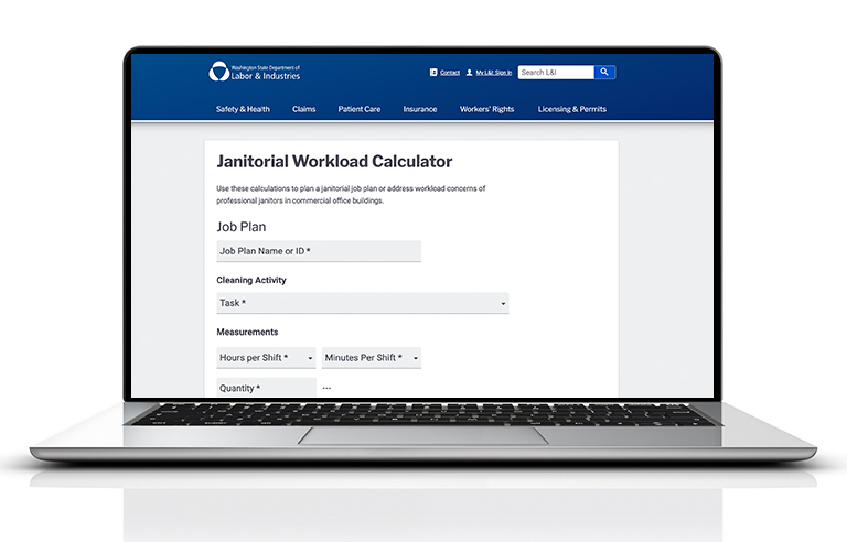Washington state updates Janitorial Workload Calculator - Safety+Health ...